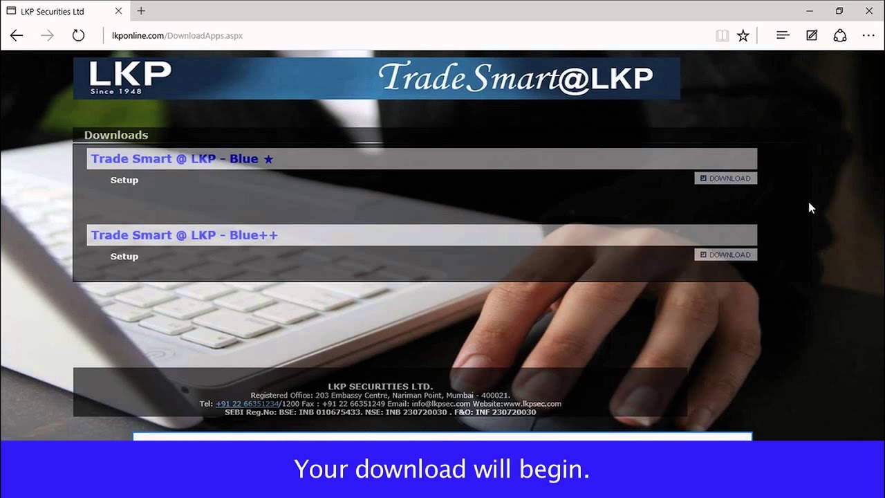 How to download LKP's trading software (TradeSmart) - YouTube