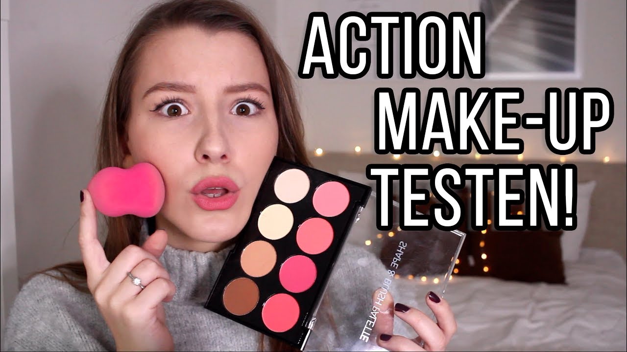 ACTION MAKE-UP TESTEN!!! 😱 ∙ Hebben of Haten - YouTube