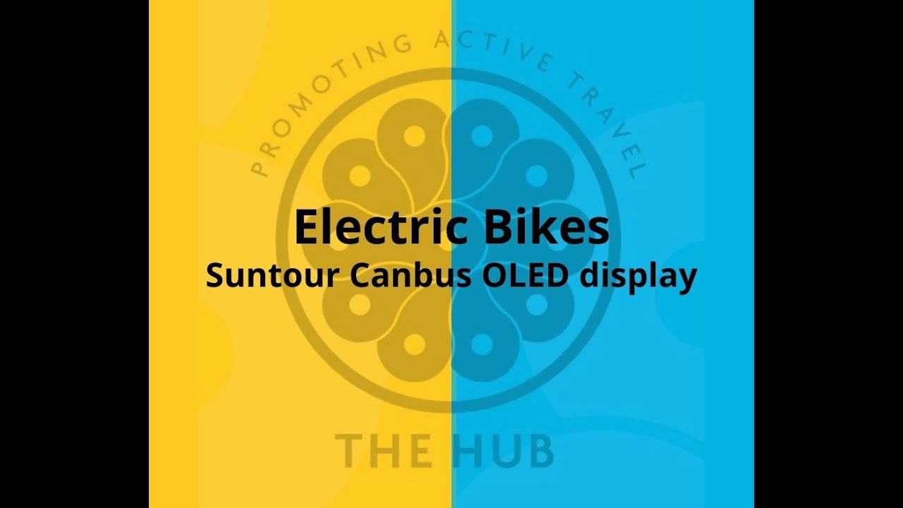 How to use the Suntour Canbus OLED display - YouTube
