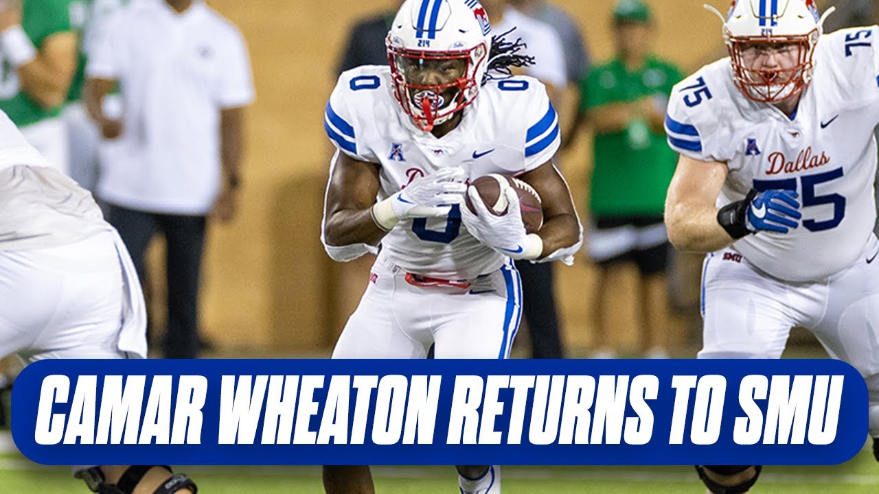 Camar Wheaton returns to SMU Football | Moochie Dixon shines ...