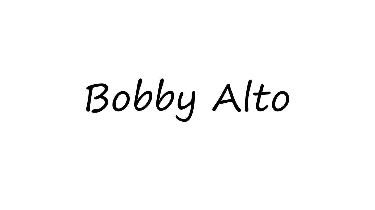 How to Pronounce Bobby Alto? - YouTube