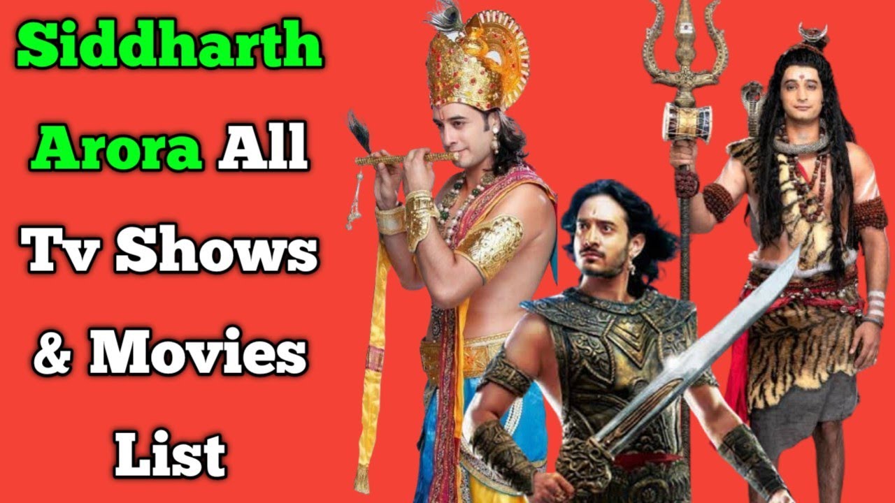 Siddharth Arora All Tv Serials List || Full Filmography || Indian Actor ...
