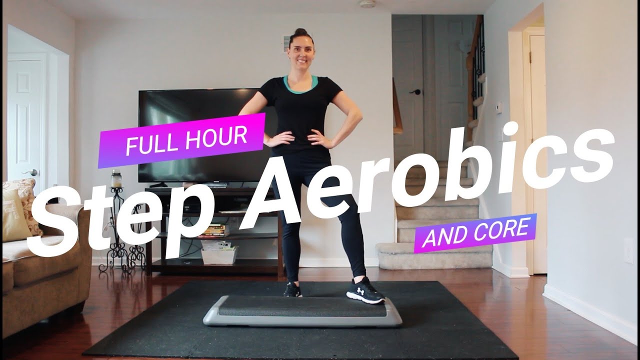 Step Aerobics & Core! - YouTube