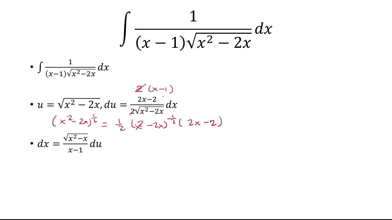 Integral 1 x 1 sqrt x 2 2x YouTube Integral 1 x 1 sqrt x 2 2x YouTube