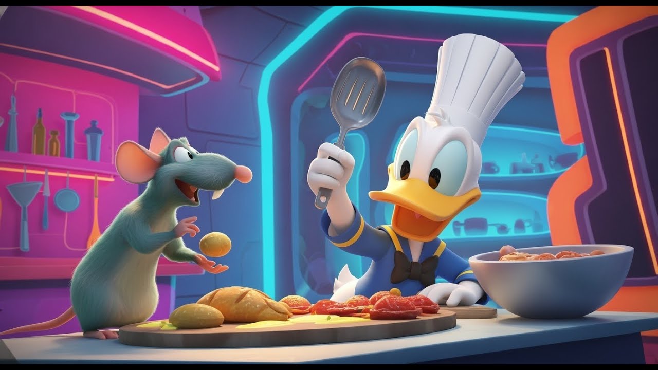 Cooking Chaos Donald and Remy's Adventure - YouTube