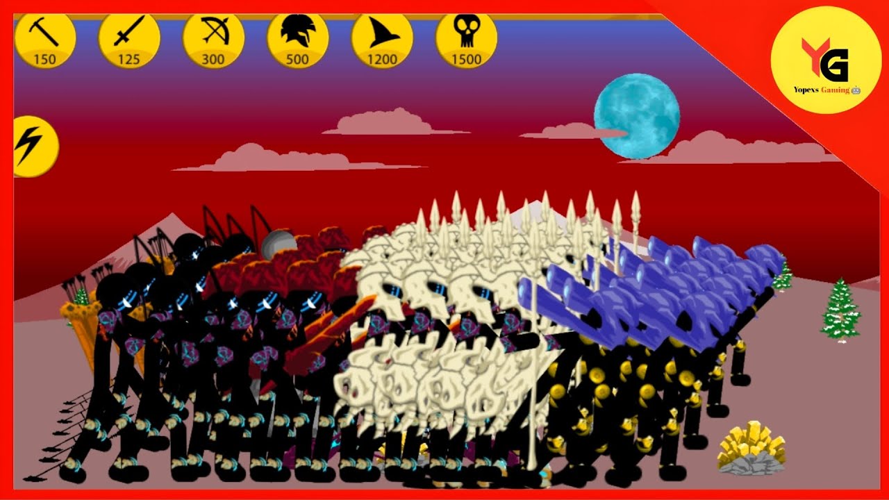 COMBINED GIANT TROOPS WITH X999999 DAMAGE - STICK WAR LEGACY MOD MENU ...