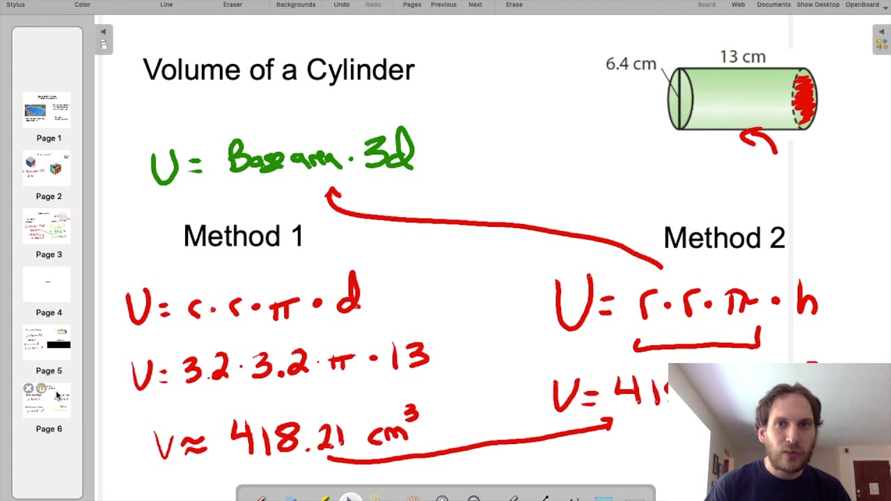 Finding the Volume of Prisms and Cylinders - YouTube