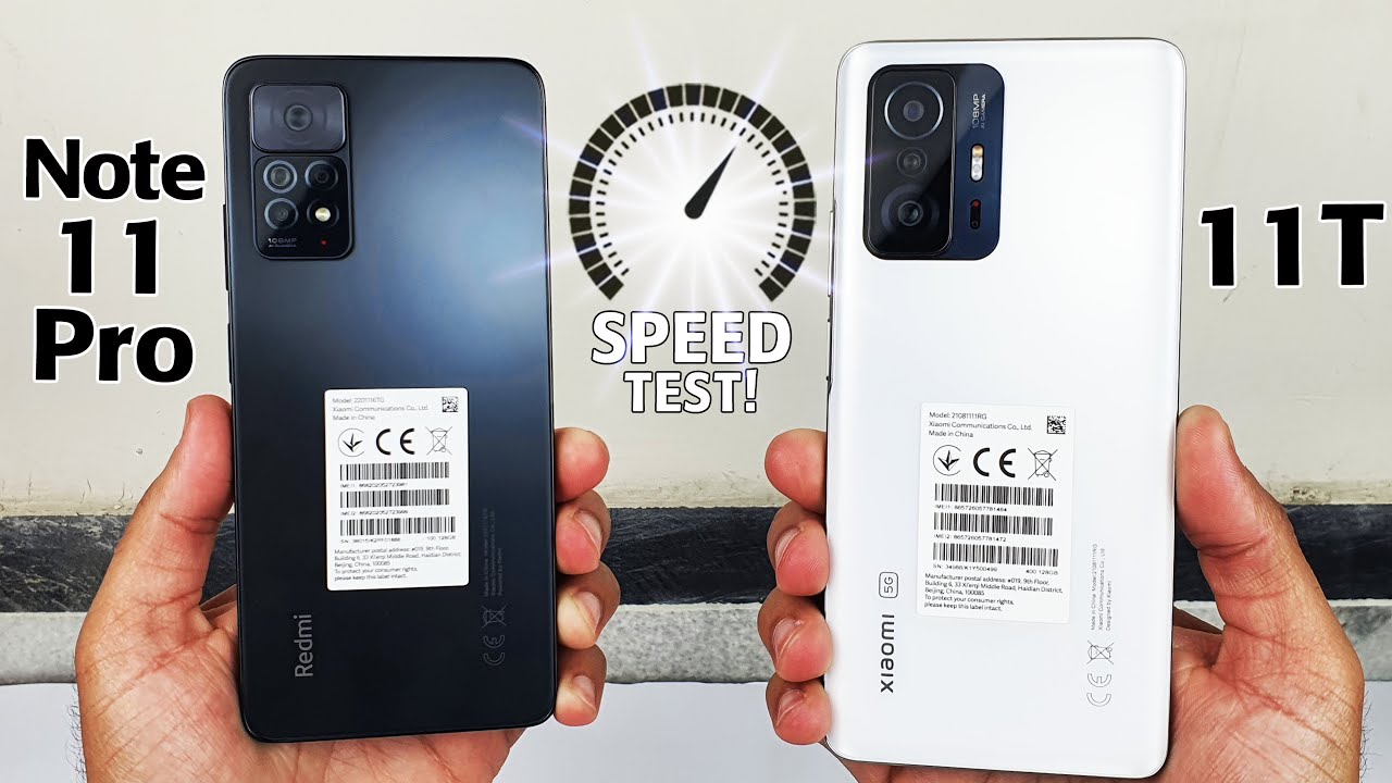 Redmi Note 11 Pro vs Mi 11T - SPEED TEST! - YouTube