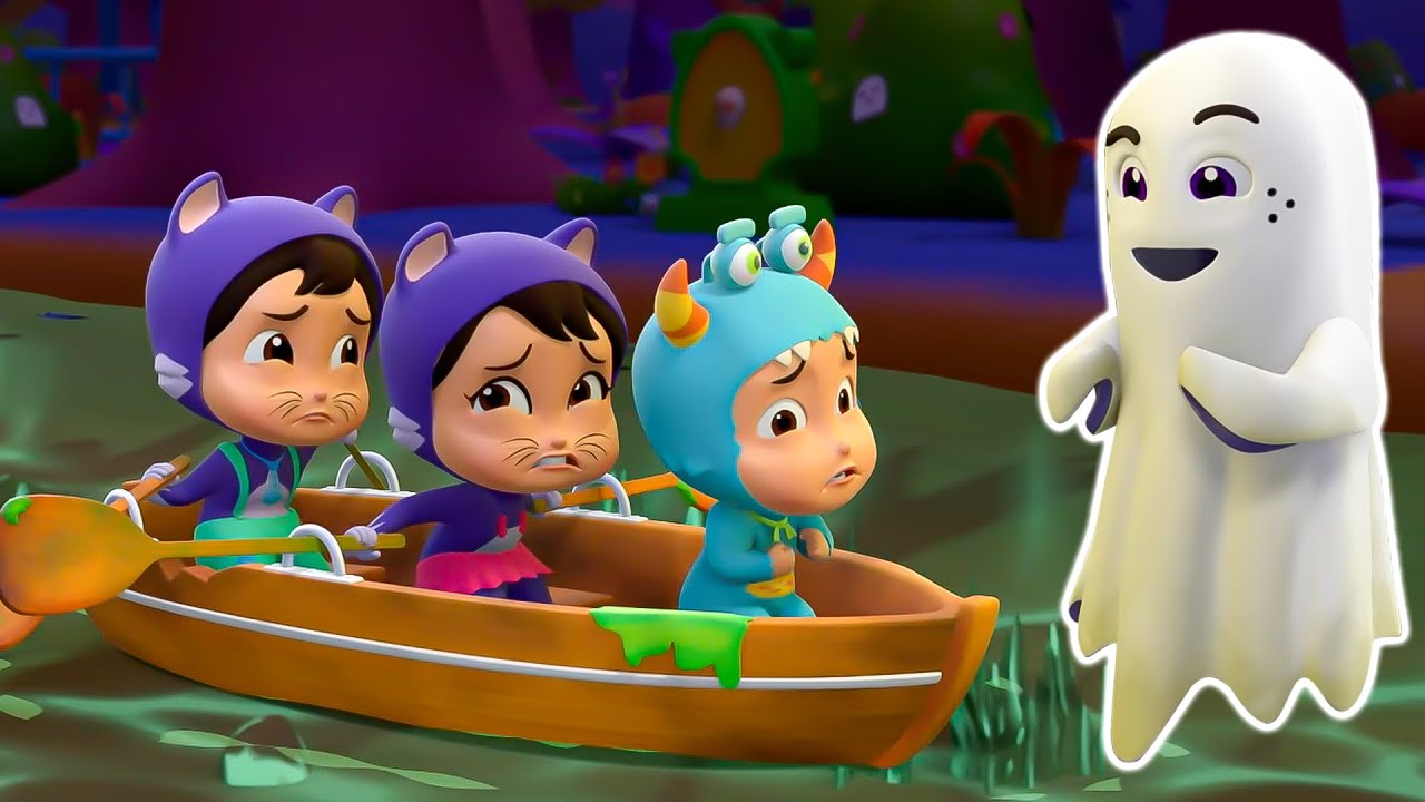 Halloween Row Row Row Your Boat + More Scary Songs & Kids Music - YouTube