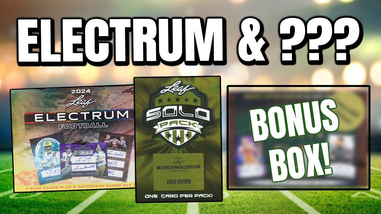 HOBBY VS SOLO PACKS | 2024 Leaf Electrum Football Boxes with BONUS ...