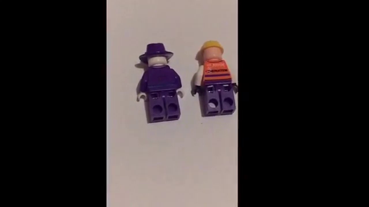 Lego Joker & Joker goon from the joker steam roller /set76013 - YouTube