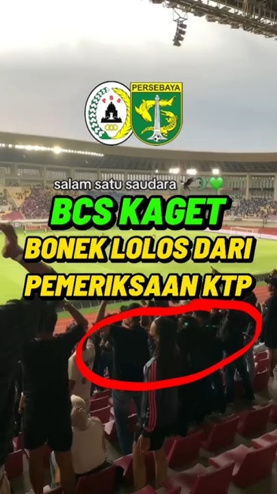 1 stadion kaget, Bonek bisa tembus dalam stadion manahan laga Pss 3-1 Persebaya | Bonek Away ...