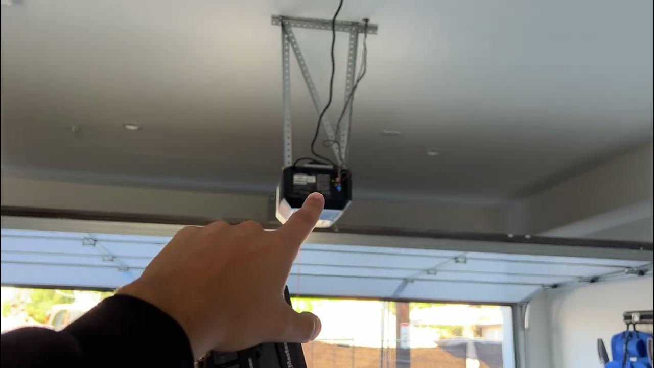 How to program Garage Door Opener (LiftMaster) - YouTube