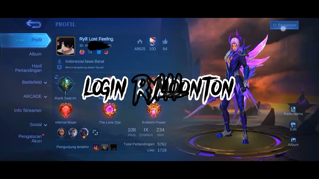 JUAL AKUN MOBILE LEGENDS SULTAN HARGA MURAH 2023 - YouTube