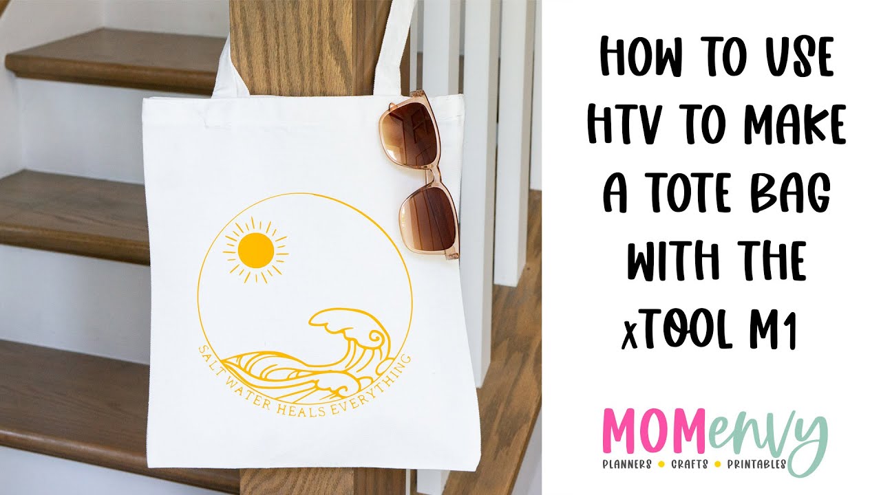 How to Cut Heat Transfer Vinyl (HTV) on an xTool M1 - YouTube