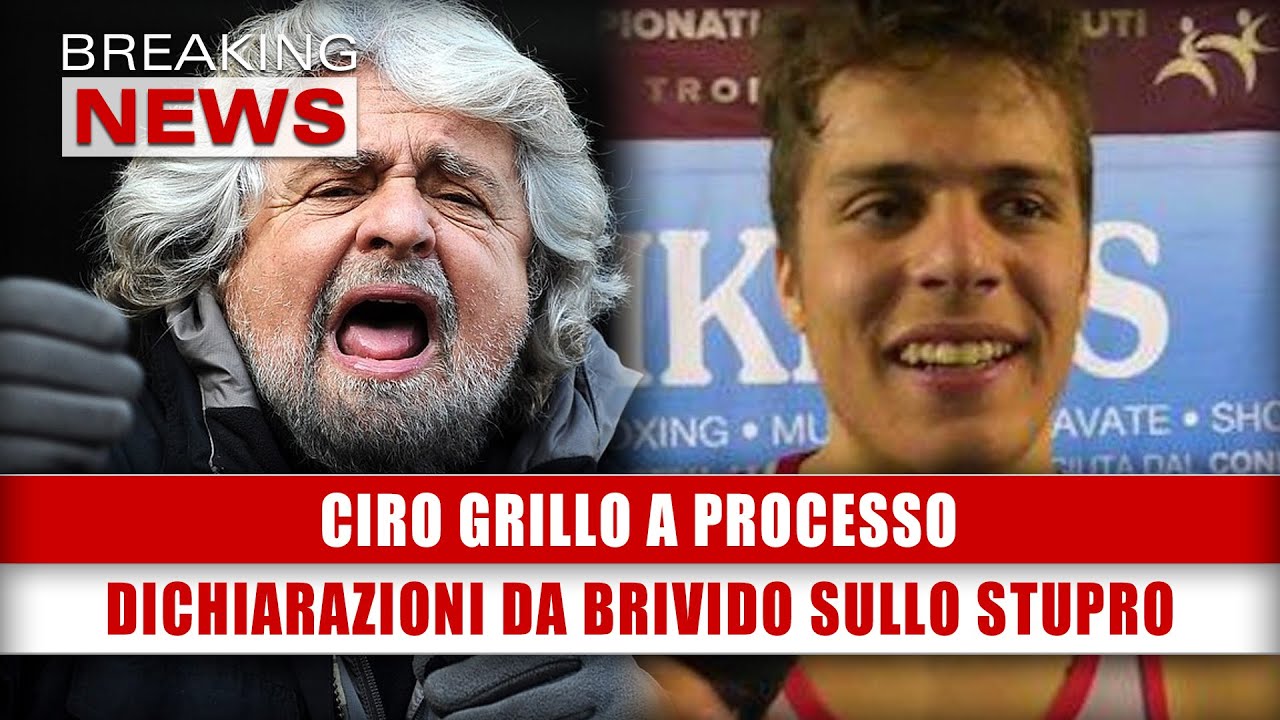 Ciro Grillo A Processo: Dichiarazioni Da Brivido Della Vittima! - YouTube
