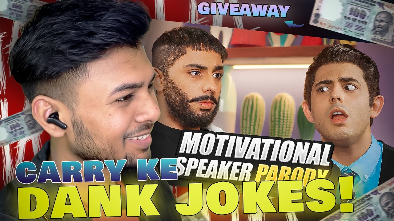 MOTIVATIONAL SPEAKER PARODY | CARRYMINATI | GIVEAWAY | Bonfire Tech - YouTube