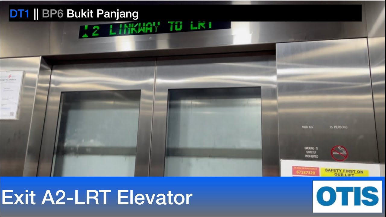 Bukit Panjang MRT/LRT Station || Otis Elevator (Exit A2-LRT) - YouTube