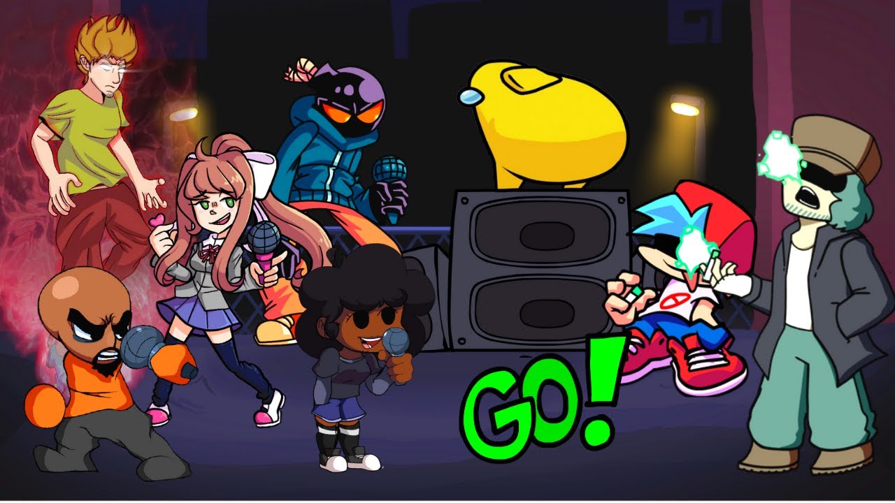 Friday Night Funkin' - "Nerves" but Different Characters Sings It (UTAU ...