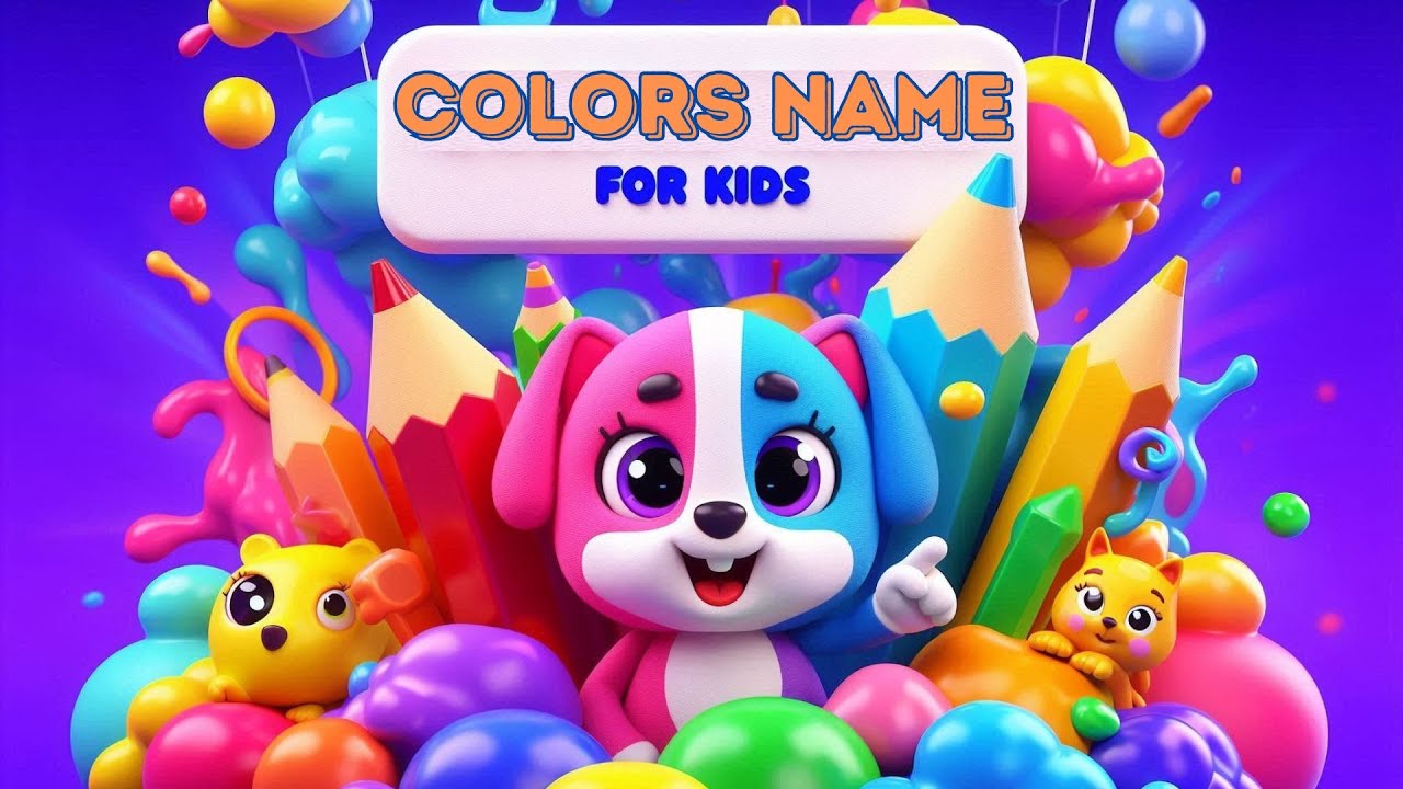 Colors Name For Kids #colorsforkids #colornames #kidslearning # ...