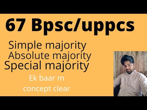 types of majority#aspirant absolute majority, simple majority, special ...