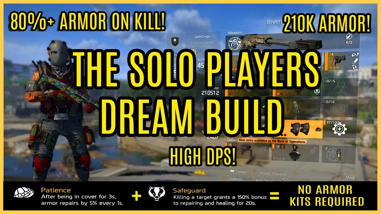 The Division 2 | Solo PVE/PVP Build Guide. The Self Healing Tanky DPS ...