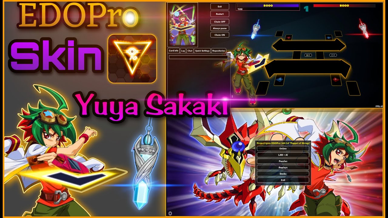 [ EDOPro ] ~ Skin Yuya Sakaki ~ Download #edopro - YouTube