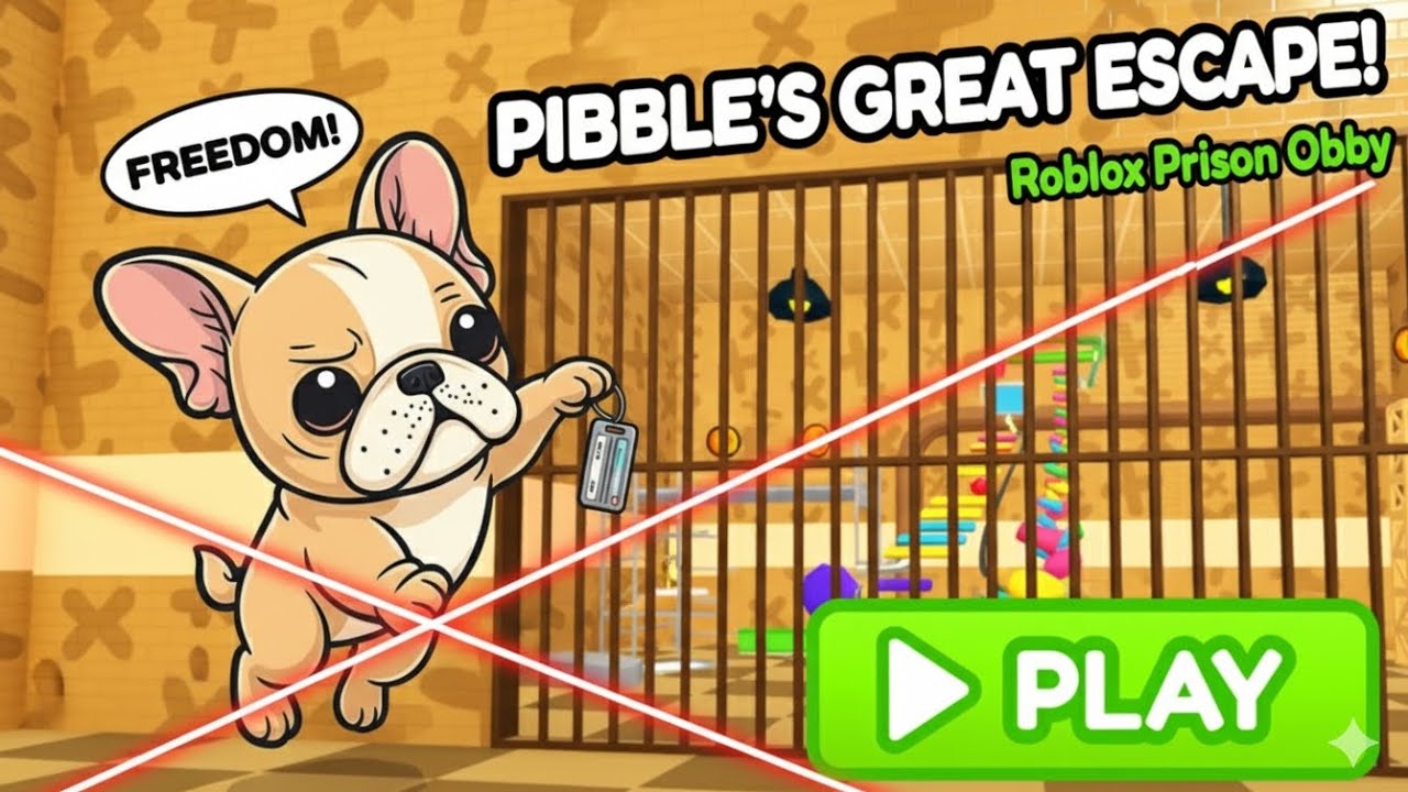 Roblox Prison Escape Obby Gameplay (Ft. Pibble the Dog) - YouTube