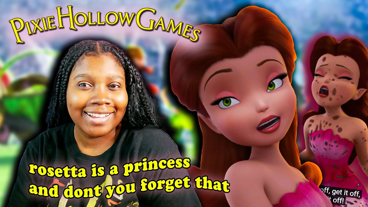 The PIXIE HOLLOW GAMES : ROSETTA being the sassy icon she is (reaction) - YouTube
