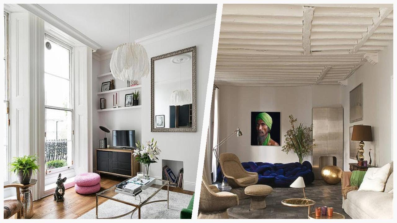 75 Eclectic Living Space With No Fireplace Design Ideas You'll Love 🔴 ...