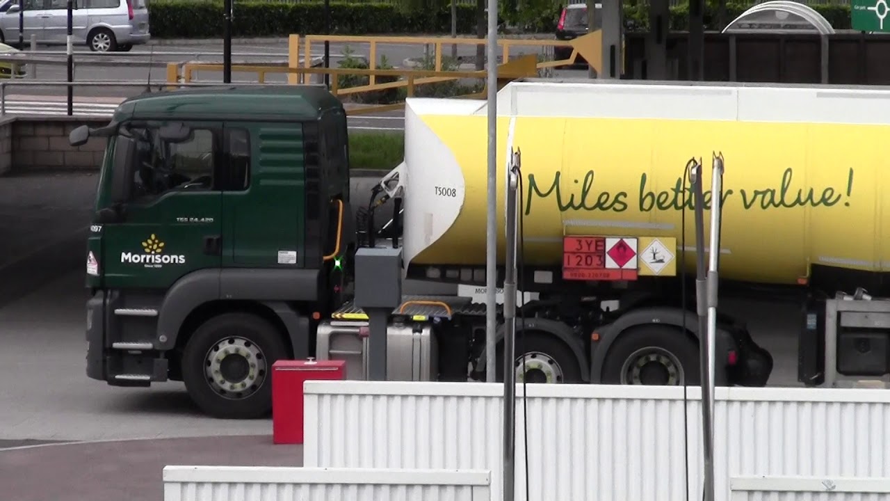 MORRISONS TANKER IN GLOUCESTER 200619 - YouTube