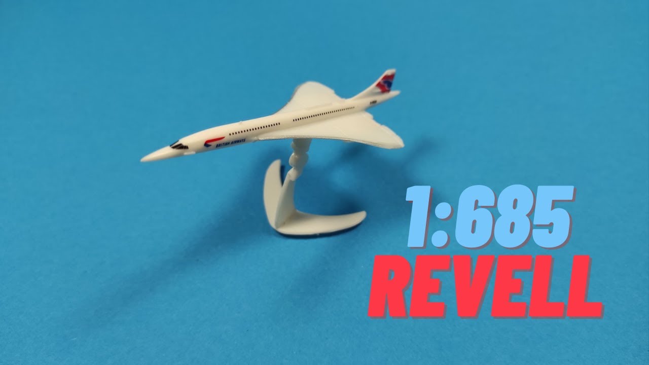 Revell Concorde Mini Kit (1:685) - YouTube