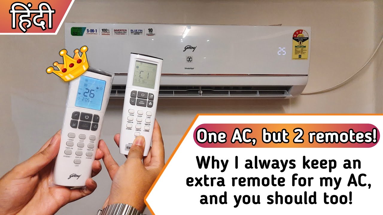 1 AC 2 Remotes! Why I always buy extra Remote for my ACs, And you ...