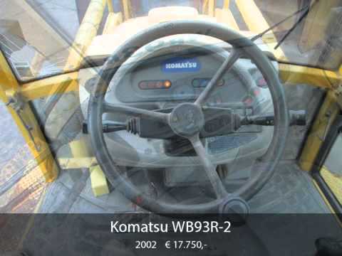 Komatsu WB93R-2 - YouTube