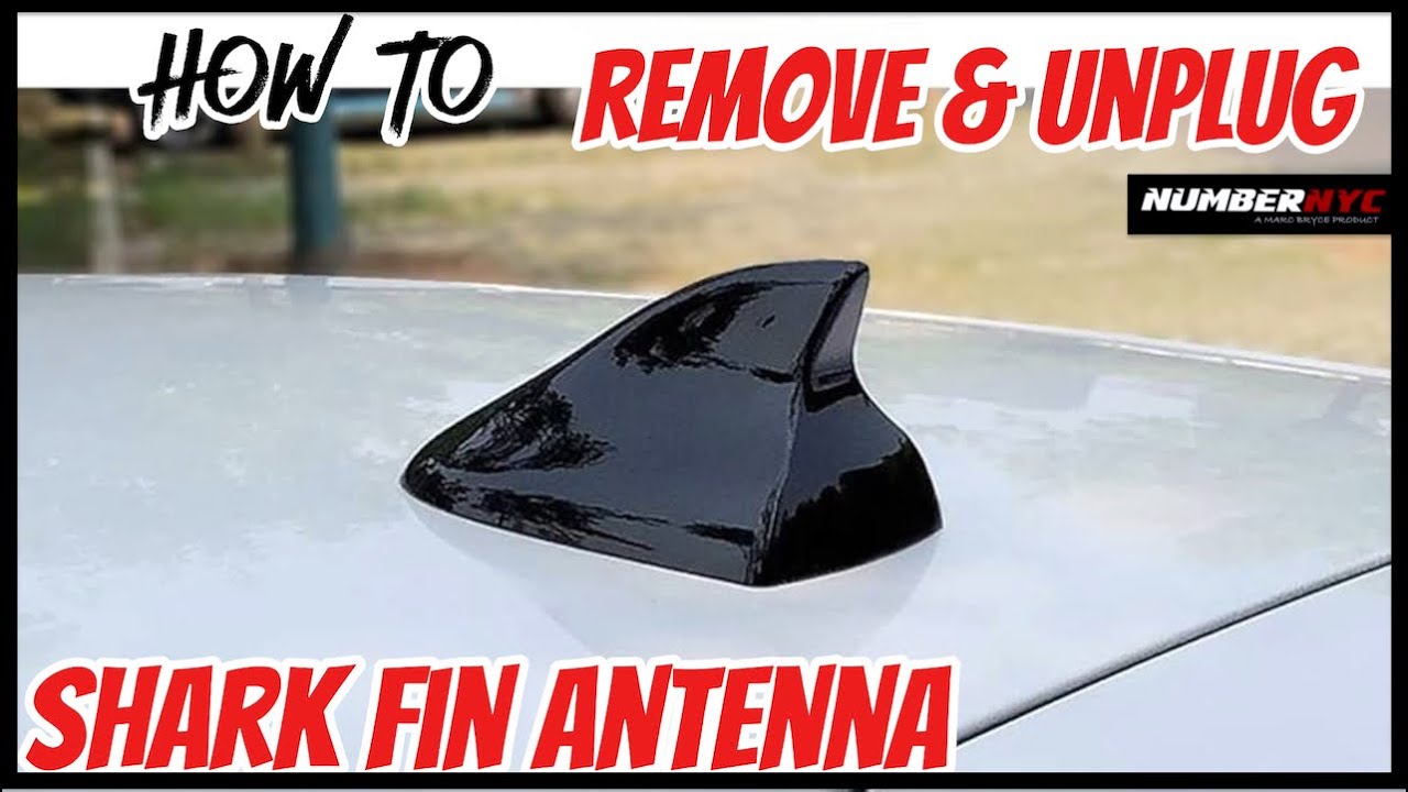How to Remove & Unplug your Shark Fin Antenna - YouTube