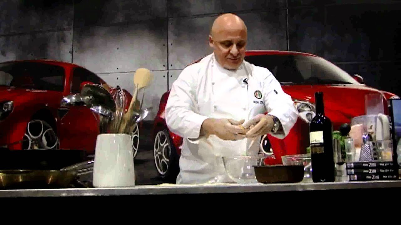 Aldo Zilli Cooks Up Homemade Pasta for Raviolli - YouTube