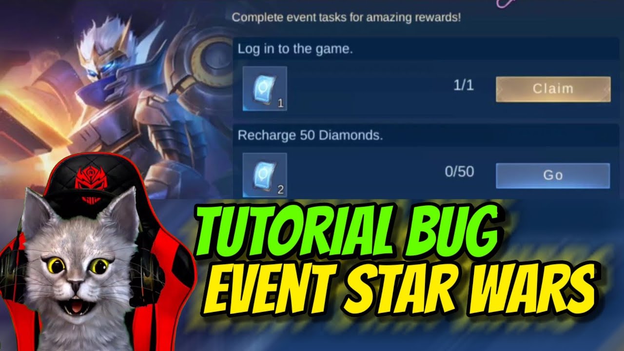 TUTORIAL BUG EVENT STAR WARS | BUG EVENT SKIN LEGEND GRANGER | VPN ...