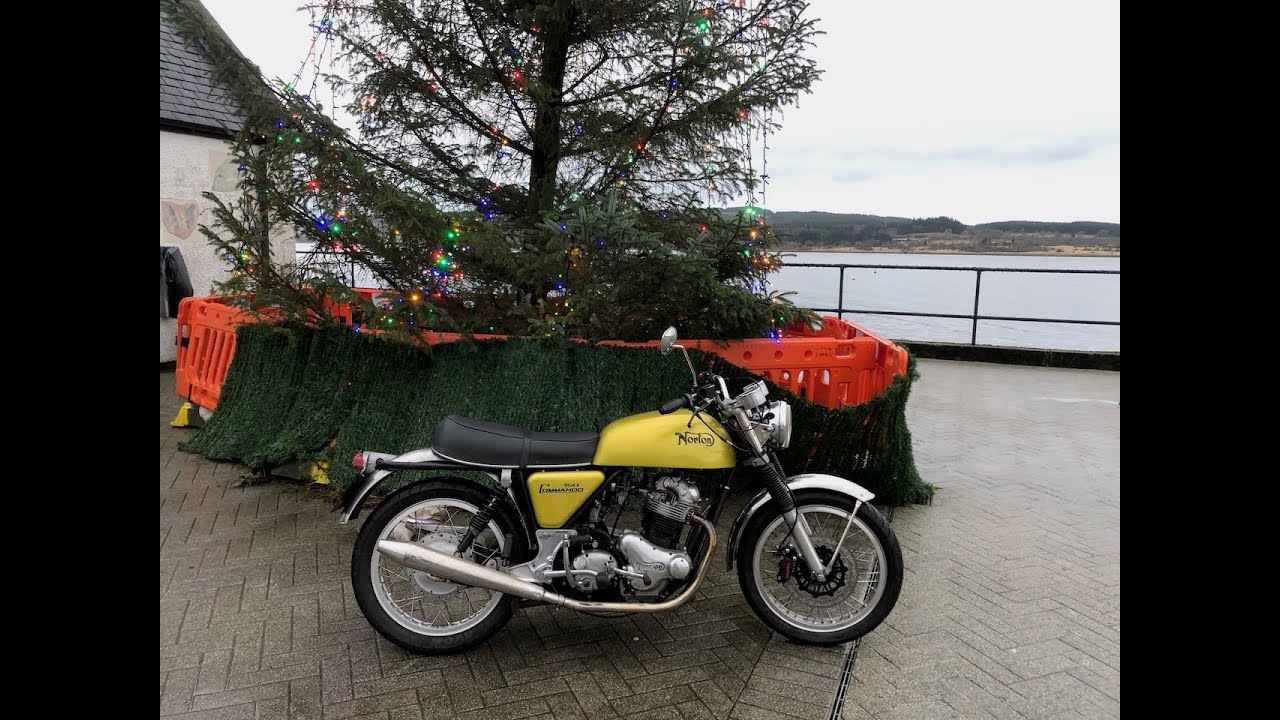Norton Commando shake down run Christmas day '24 - YouTube