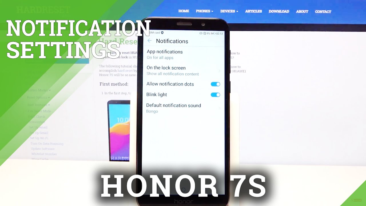 How to Disable Notifications from Apps in Honor 7S – Operate ...
