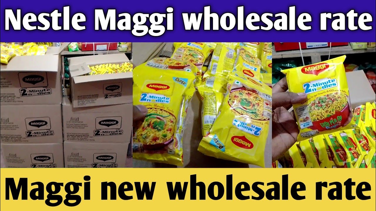 maggi ₹7 aur ₹14 ki new wholesale rate || मैगी नूडल्स की नई होलसेल रेट ...