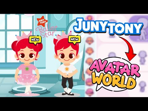 HOW TO MAKE JUNY TONY BALLET STAR IN AVATAR WORLD #avatarworld #junytony #olaachannel