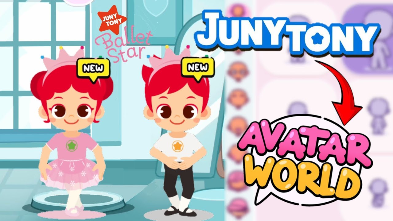 HOW TO MAKE JUNY TONY BALLET STAR IN AVATAR WORLD #avatarworld # ...