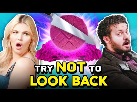 College Kids React To Try Not To Look Back Challenge (Oddly Satisfying)
