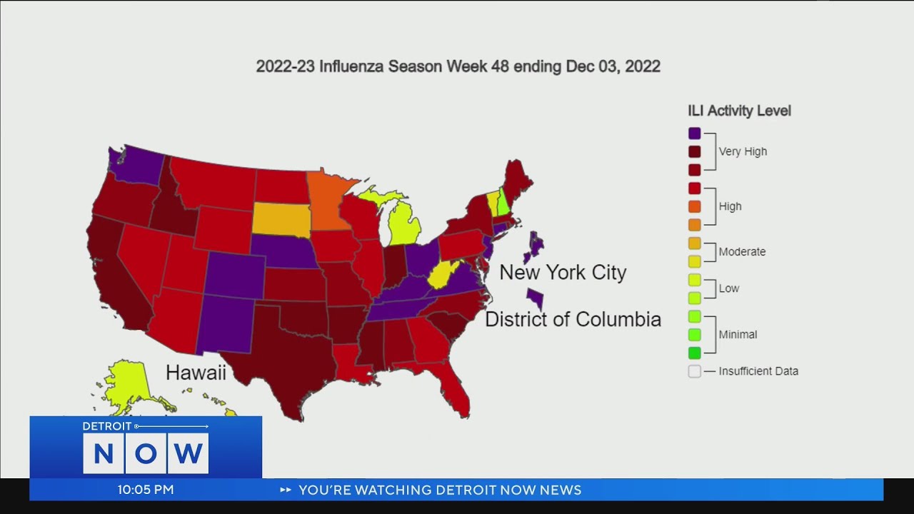 Michigan among states with low flu activity - YouTube
