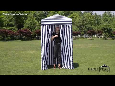 EAGLE PEAK FLEX Ultra Compact Canopy 4’x4’ Pop-Up Changing Room Setup Instruction Video