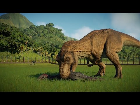 Dinosaurs Fighting & Being Silly in JWE2 - YouTube
