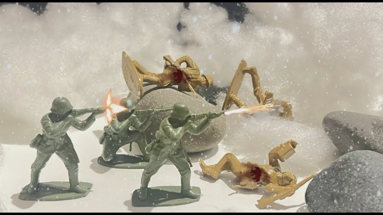 (NO AI) The Great Plastic Soldier Wars | Winter Warfare | Army Men Stop ...