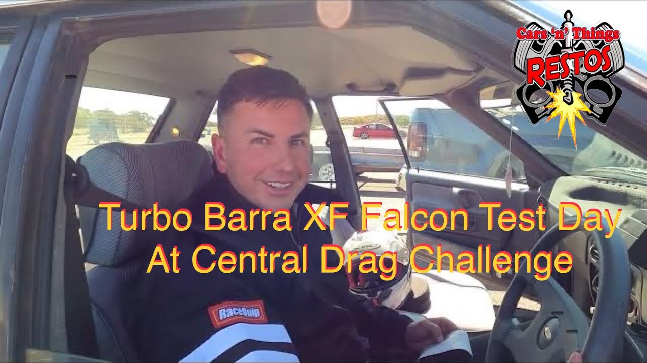 Turbo Barra XF Falcon Test day At Central Drag Challenge - YouTube