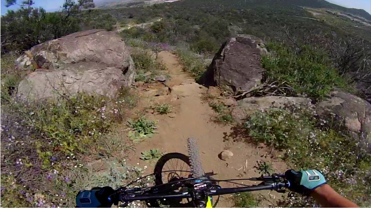 MOST TECHNICAL MTB TRAIL IN SOCAL | Mountain biking Insidious Trail ...