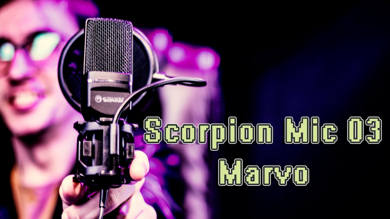 [TRAZ A CAIXA] - UNBOXING - MARVO - SCORPION MIC 03 - FALA QUE EU TE ...
